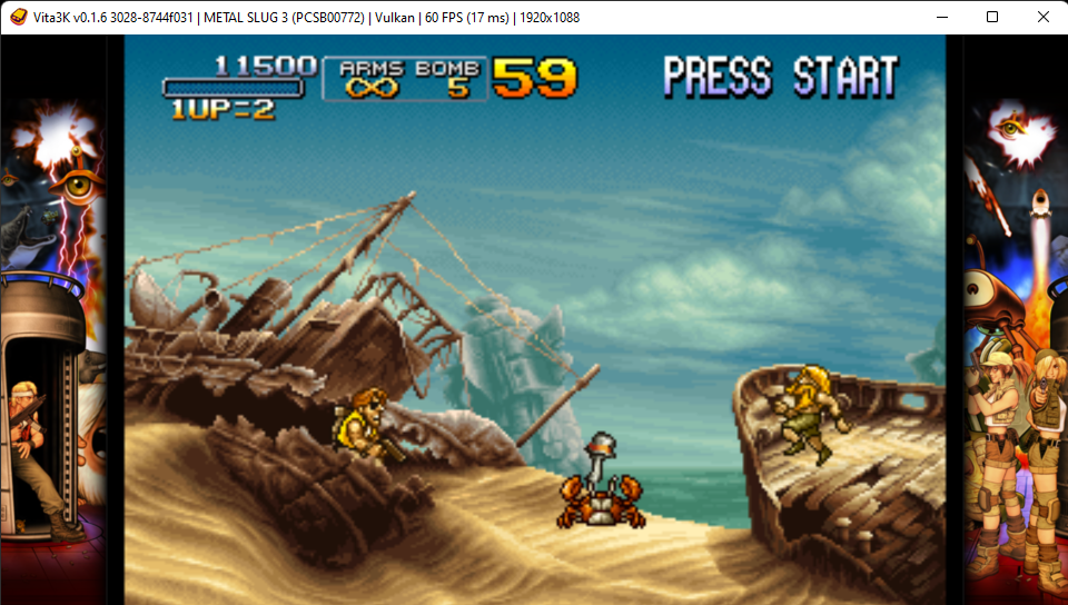 METAL SLUG 3 [PCSB00772] · Issue #1276 · Vita3K/compatibility · GitHub