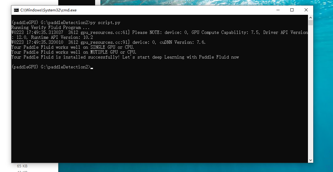 paddleDetection使用GPU训练无法正常执行 · Issue #7817 · PaddlePaddle/PaddleDetection · GitHub