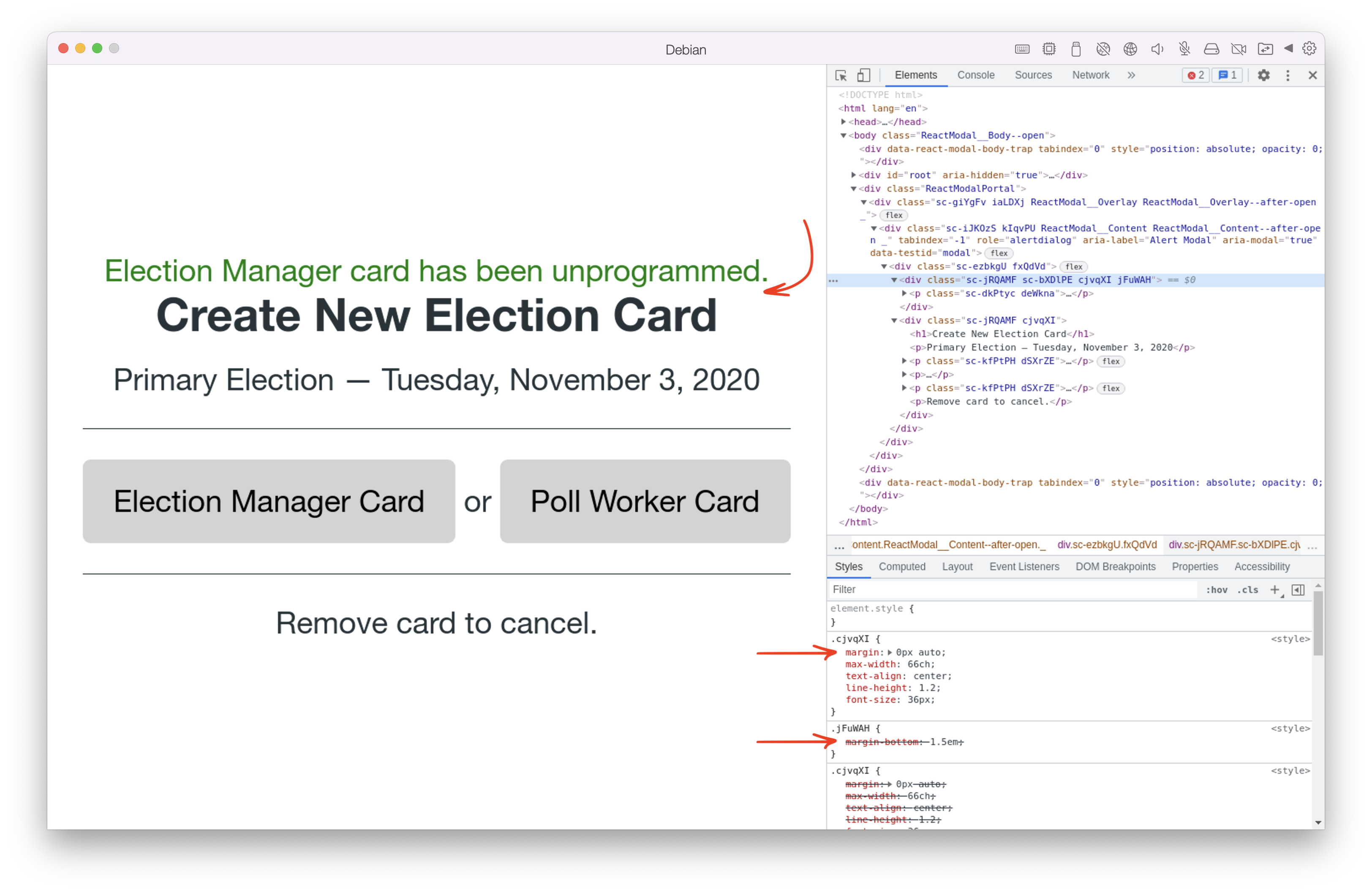 Prevent styles from being ordered differently in prod vs. dev · Issue #2405 · votingworks ...