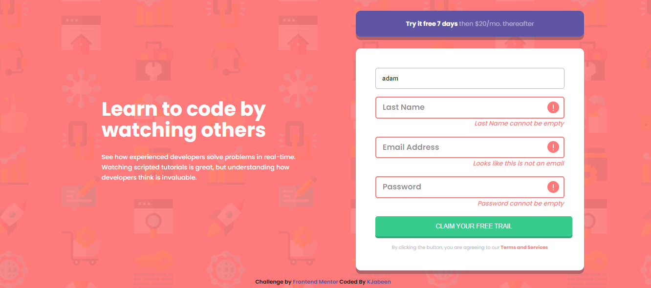GitHub - KJabeen/Intro-Component-with-Signup-Form: Intro-Component-with ...