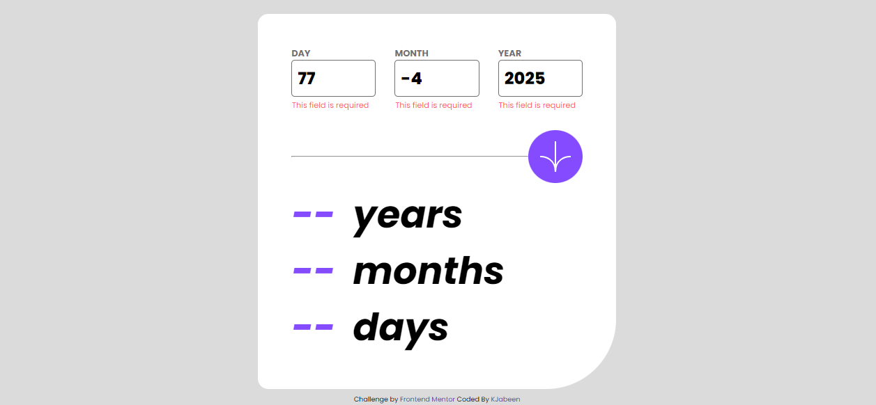 GitHub - KJabeen/Age-Calculator-App: Age-Calculator-App
