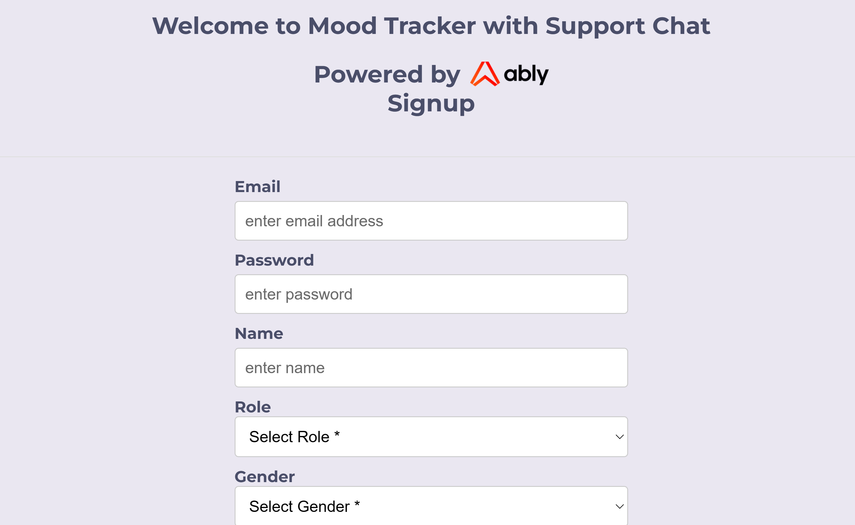 GitHub - ssamarasam/mood-tracker-support-chat