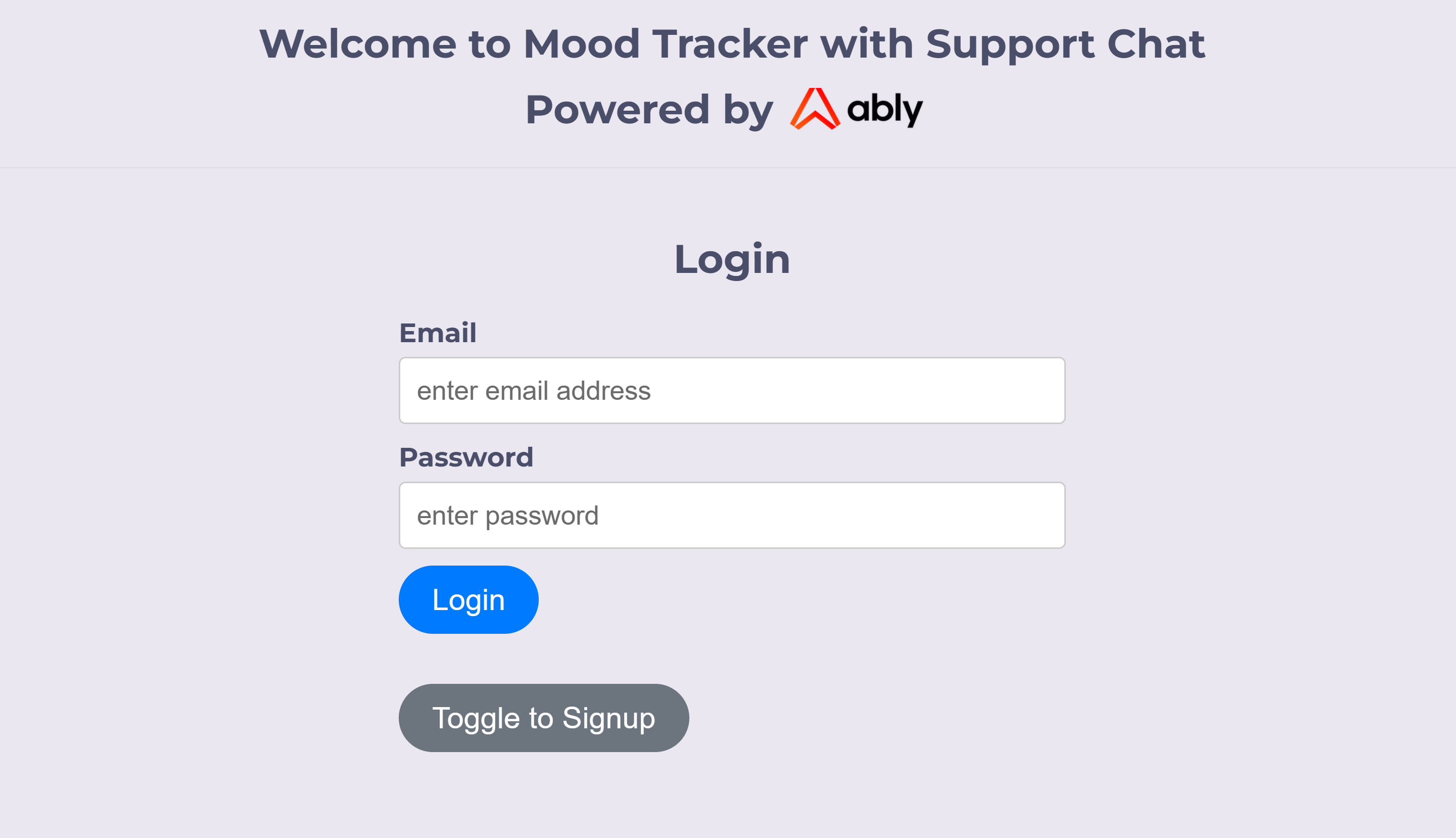 GitHub - ssamarasam/mood-tracker-support-chat