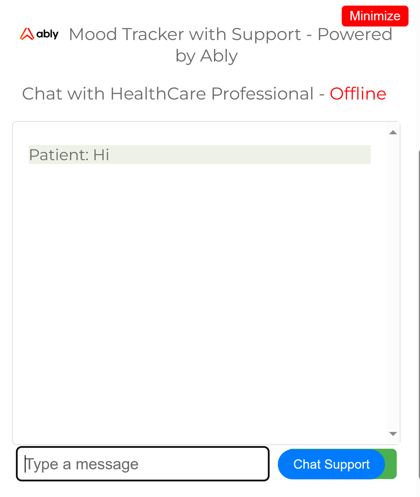 GitHub - ssamarasam/mood-tracker-support-chat