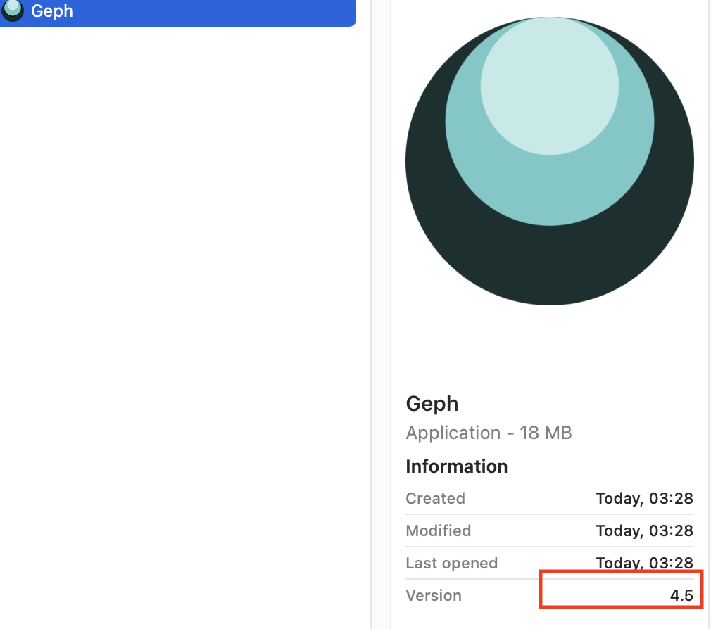 [macOS] version numbers broken in recent releases · Issue #86 · geph-official/geph4-client · GitHub