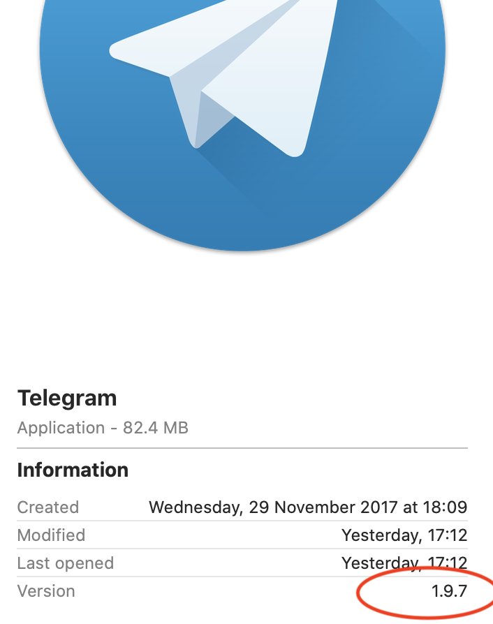 macOS version numbers of version 1.9.8 and 1.9.9 broken · Issue #7075 · telegramdesktop/tdesktop ...