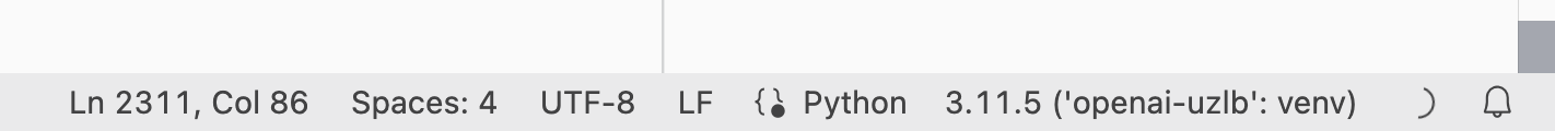 Editor language status for Python wiggles distractingly · Issue #4961 ...