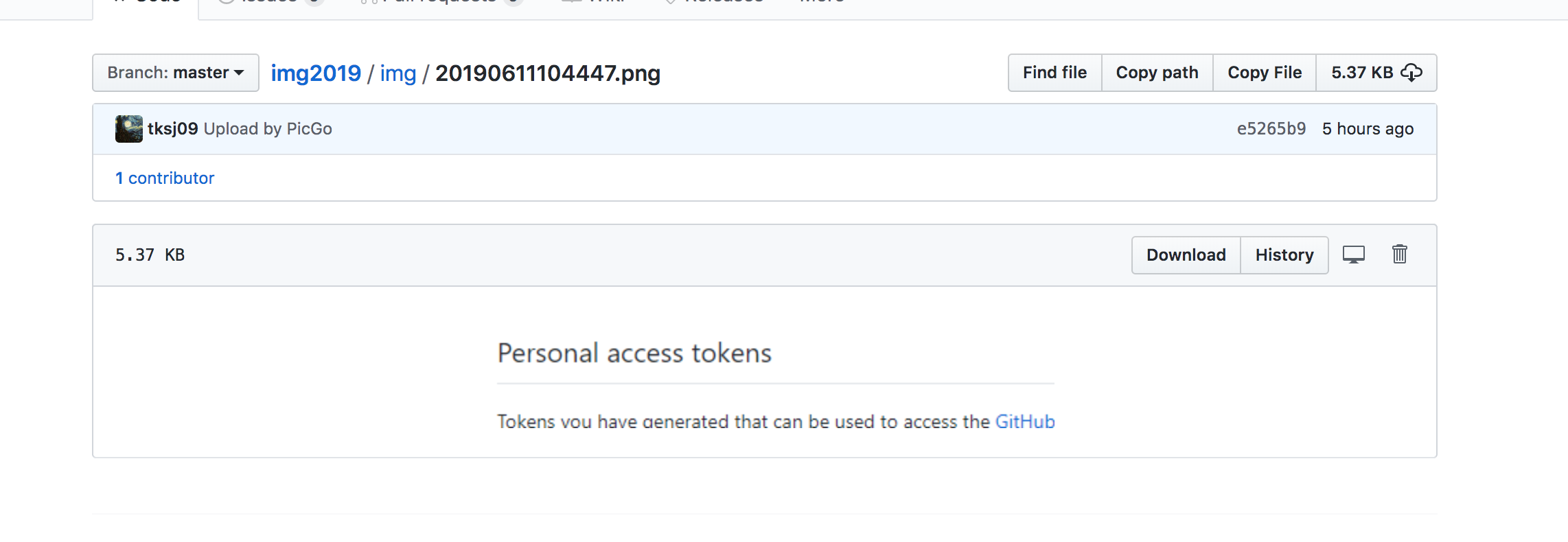 picgo使用github做图床，上传后好使 · Issue #287 · Molunerfinn/PicGo · GitHub