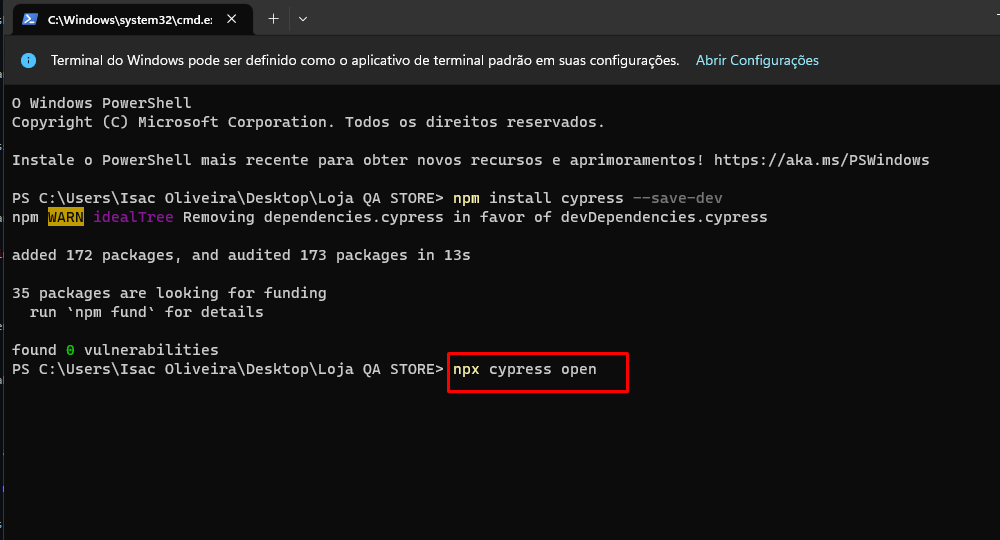 GitHub - ByIsac/QASTORE: Desafio - Loja integrada Isac Oliveira