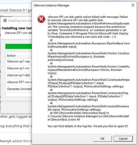Improve error logging/reporting · Issue #261 · Sitecore/Sitecore-Instance-Manager · GitHub