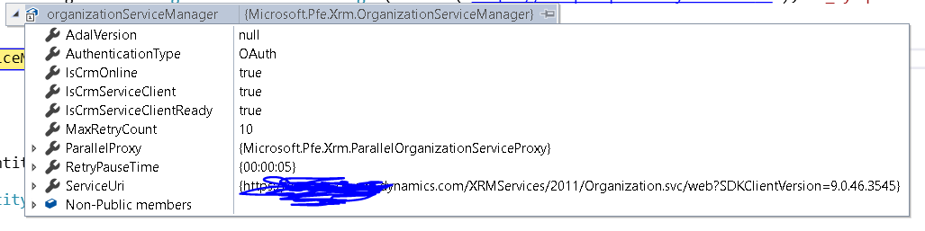 Microsoft.IdentityModel.Clients.ActiveDirectory.dll NULL when insert rows in Dynamics 365 from ...