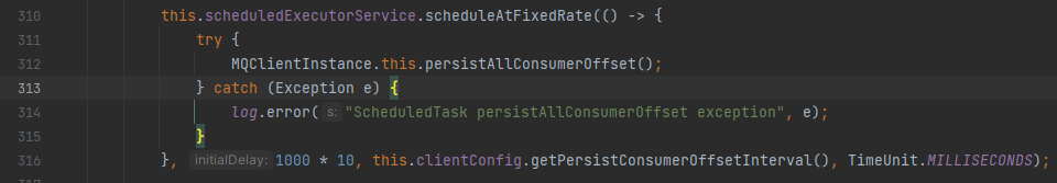 Code comments of updateConsumeOffset() should be corrected · Issue #7489 · apache/rocketmq · GitHub