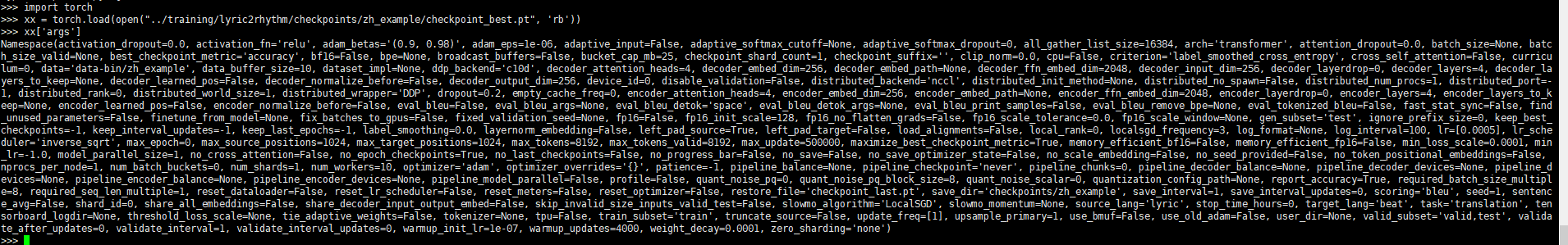 wrong when use the Lyric-to-Rhythm checkpoints · Issue #109 · microsoft/muzic · GitHub