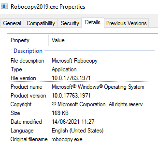 robocopy braking behaviour change · Issue #5729 · MicrosoftDocs/windowsserverdocs · GitHub