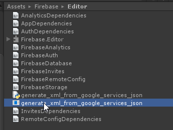 (Firebase 4.4.2) Version Handler "Update" Incorrectly renames generate_xml_from_google_services ...
