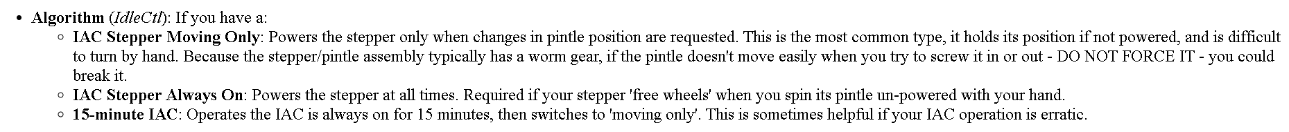 Implement "Always On" Strategy on Stepper Control · Issue #1031 · speeduino/speeduino · GitHub