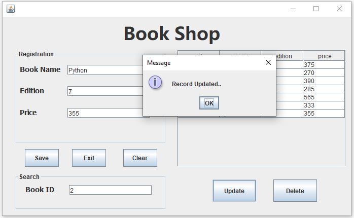 Github Punitboriyabook Shop Gui Using Java I Created Project Named Book Shop Gui Using Java