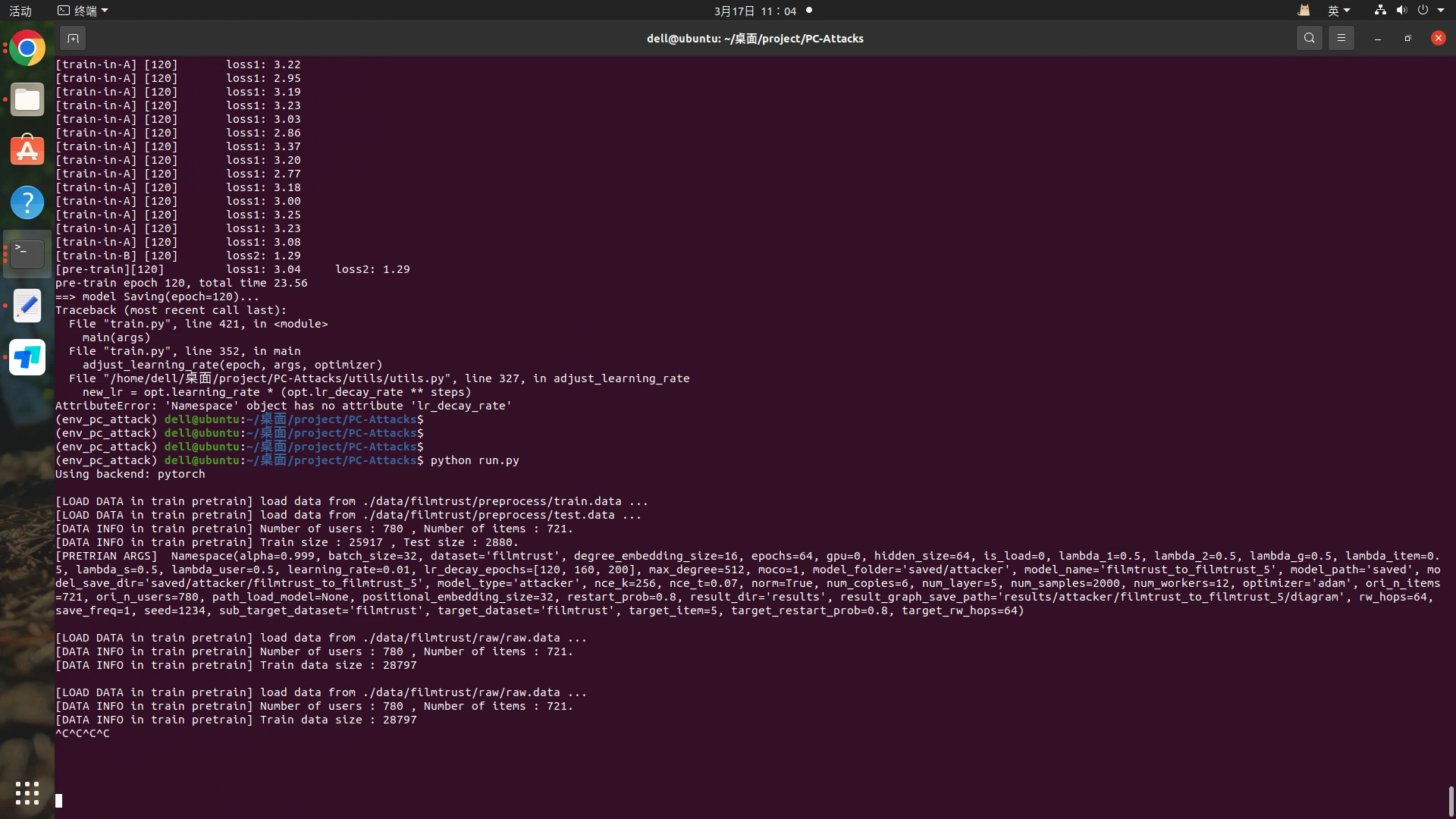 复现请教 · Issue #1 · KDEGroup/PC-Attack · GitHub