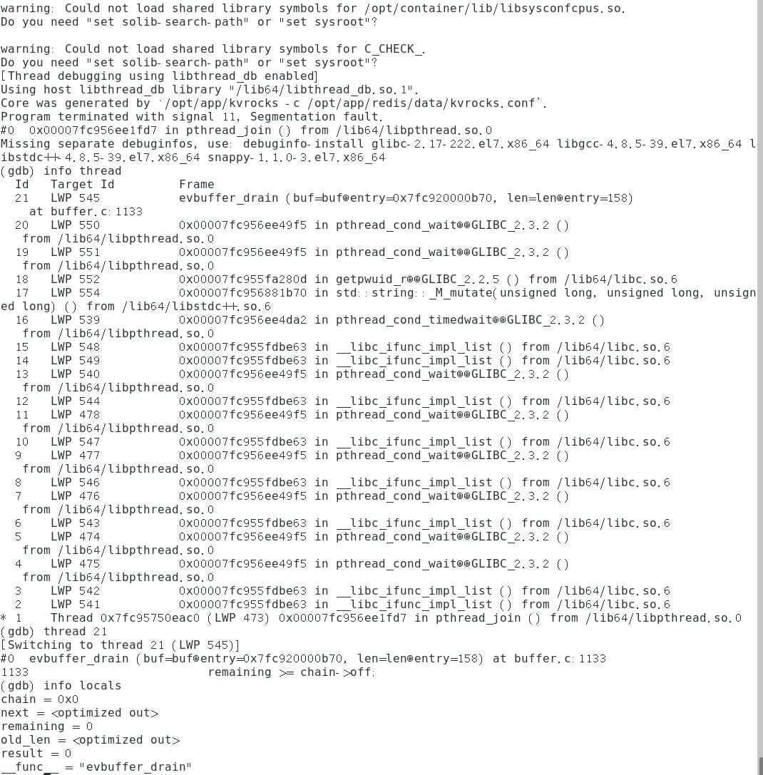 段错误 · Issue 64 · Apache Kvrocks · Github