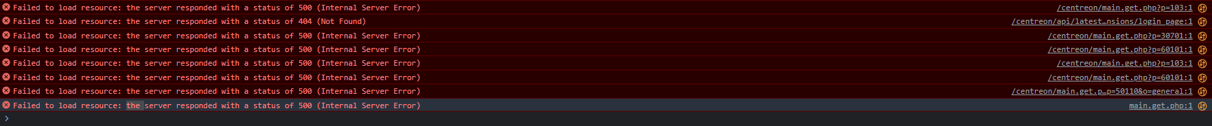 Centreon 23.04.2 : blank screen · Issue #1644 · centreon/centreon · GitHub