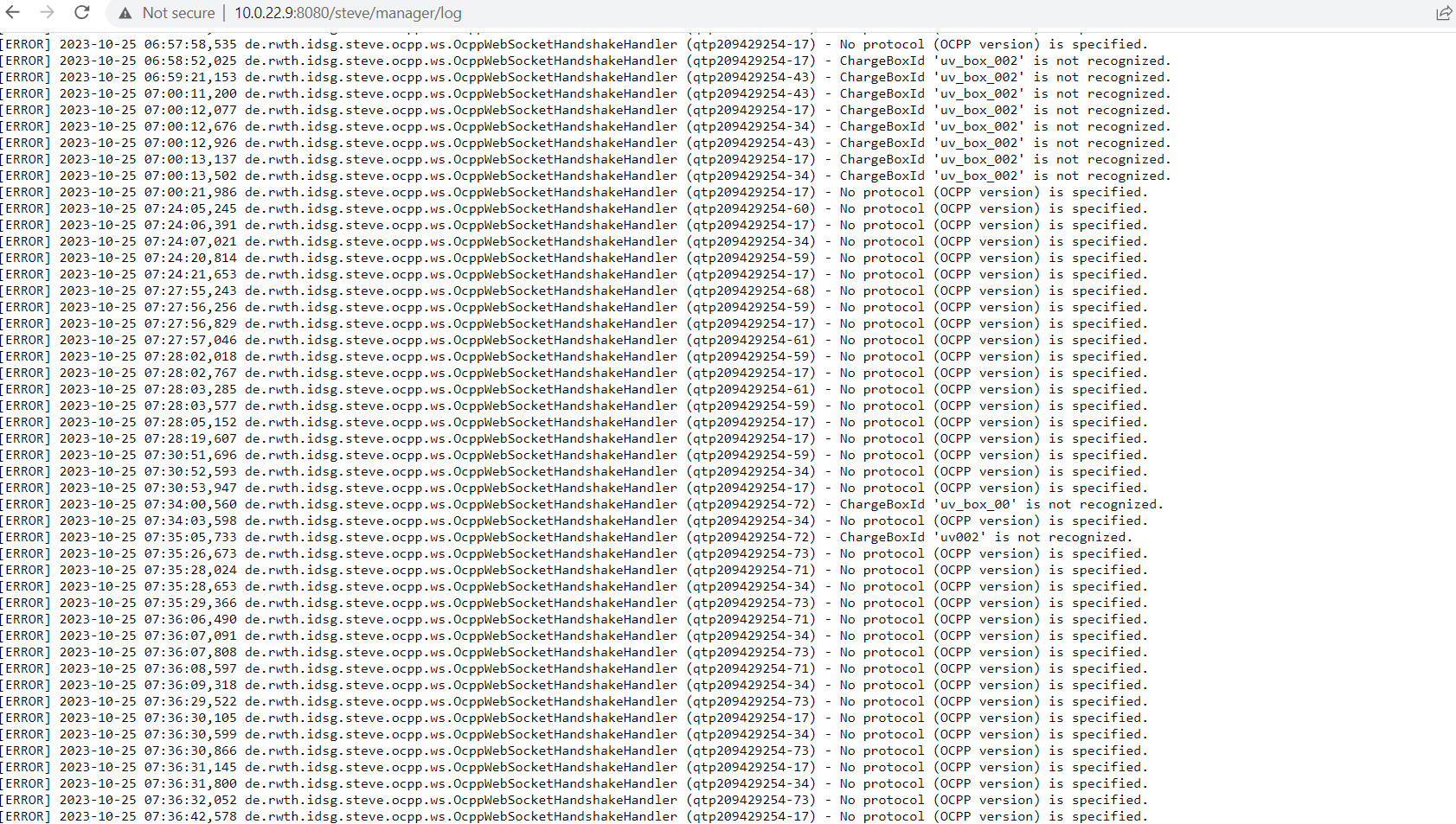 Unable To Connect With Steve Using Postman · Issue 222 · Matth Xmicroocpp · Github