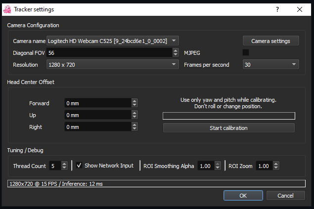 Can't get past 15 Fps no matter what settings I use · Issue #1617 · opentrack/opentrack · GitHub