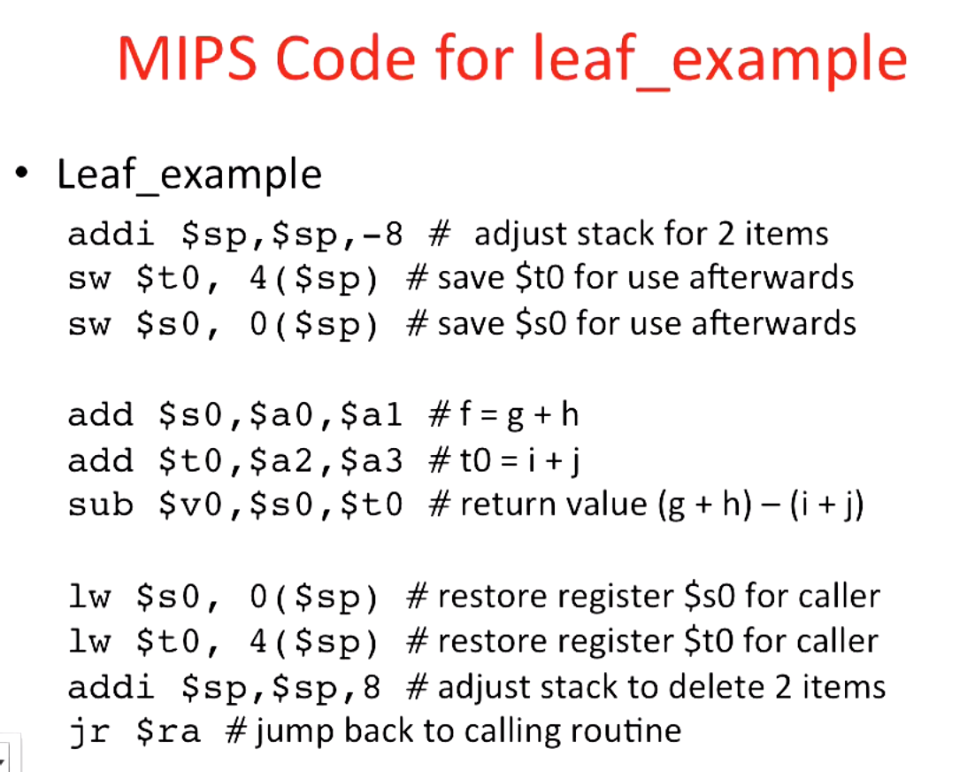 CS61C 6: Instruction, Part 2: MIPS, MIPS Functions · Issue #49 · xxleyi/learning_list · GitHub