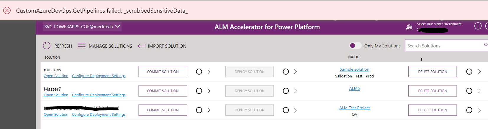 [ALM Accelerator - QUESTION] Maker Environment · Issue #5443 · microsoft/coe-starter-kit · GitHub