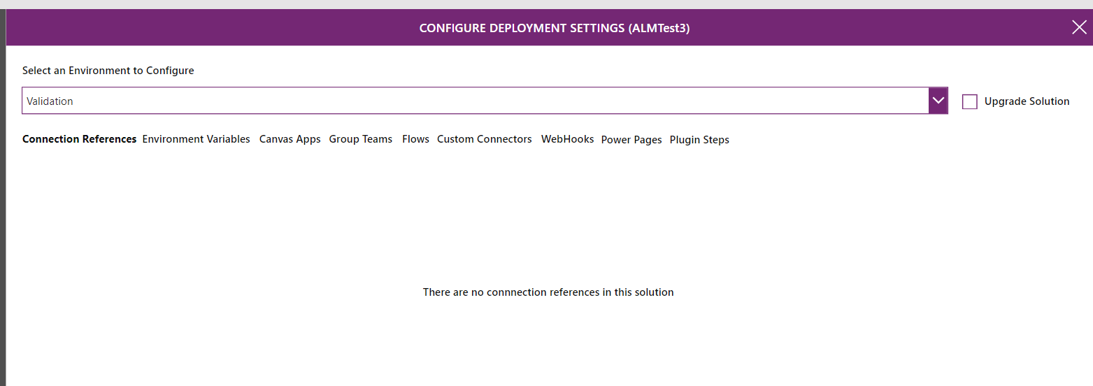 [ALM Accelerator - QUESTION] ALM Pipeline- Connection References are not showing up. · Issue ...