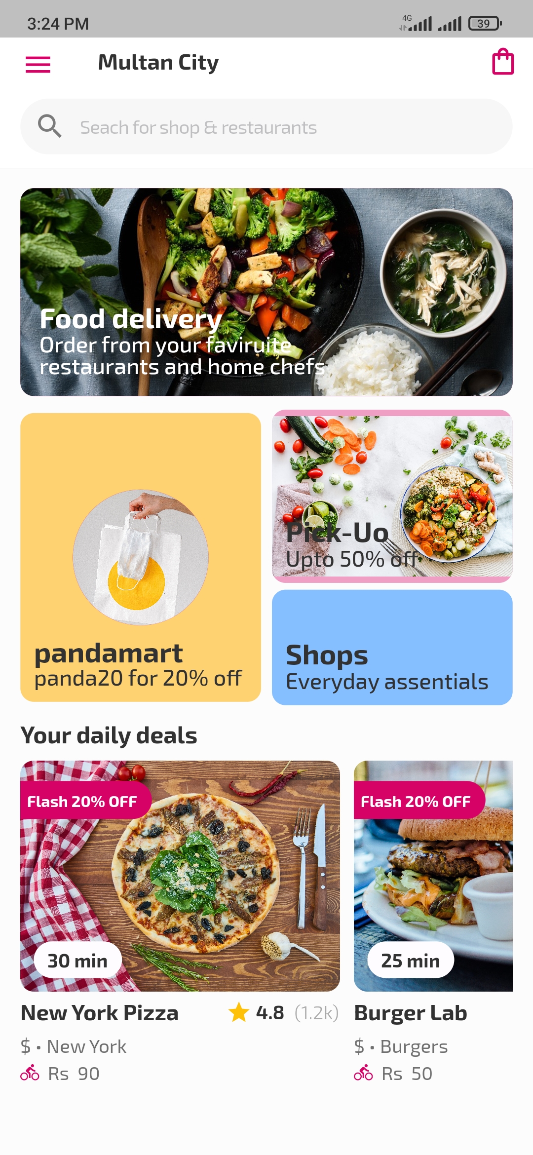 GitHub - MZainAsif/food_panda_ui