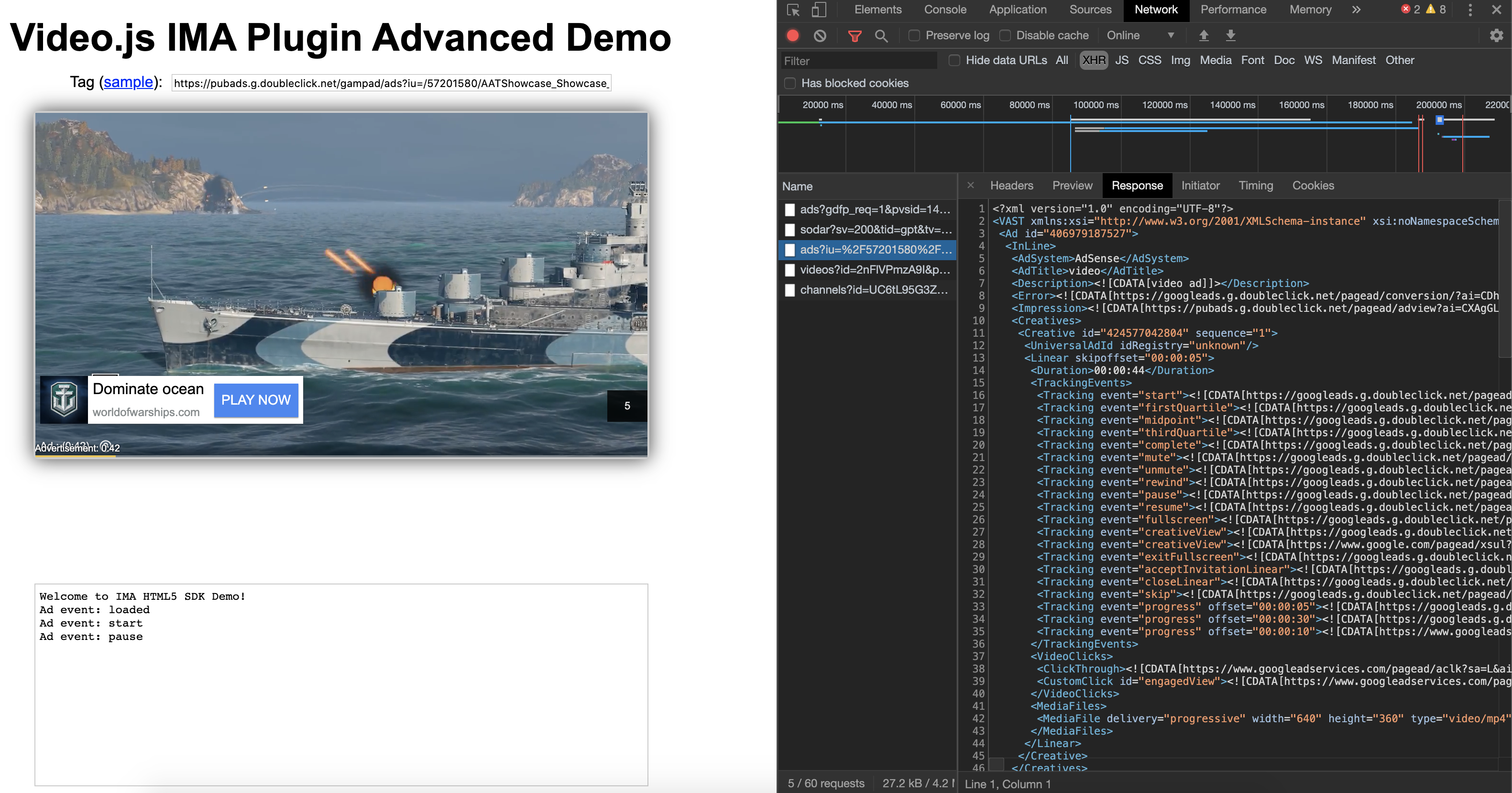 Ads are working in Google Validator but not in VideoJS player · Issue #906 · googleads/videojs ...