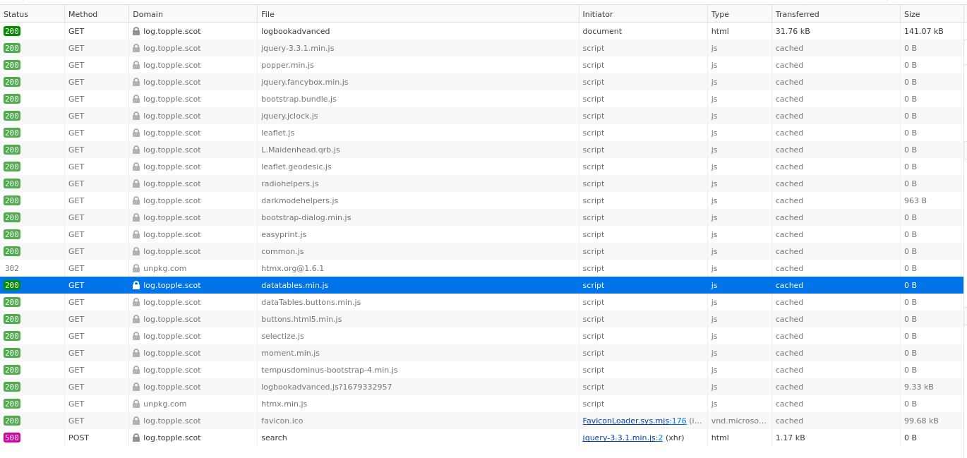 Advanced Logbook - An Error Occurred · Issue #2519 · magicbug/Cloudlog · GitHub