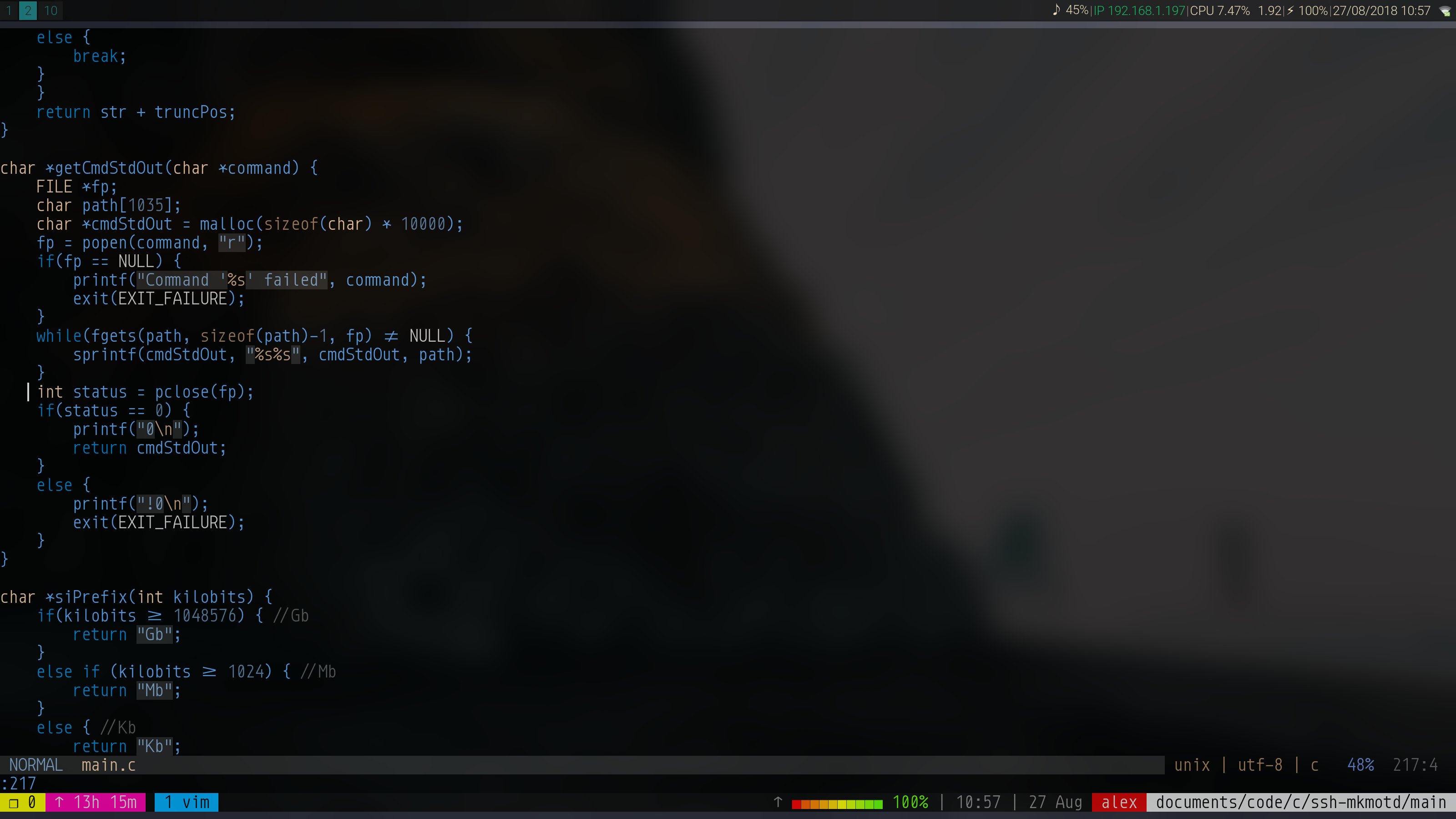 Background rendering in vim · Issue #831 · kovidgoyal/kitty · GitHub