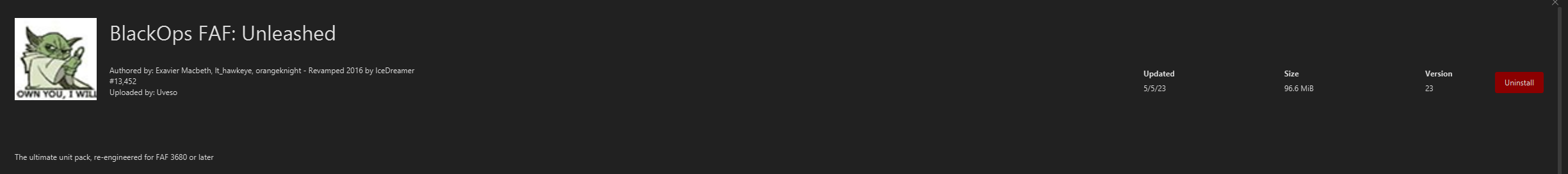 The Mod Manager needs an update. please. · Issue #3022 · FAForever/downlords-faf-client · GitHub