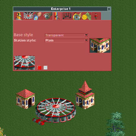 Add an option to modify the style of the base of a flat ride · OpenRCT2 ...