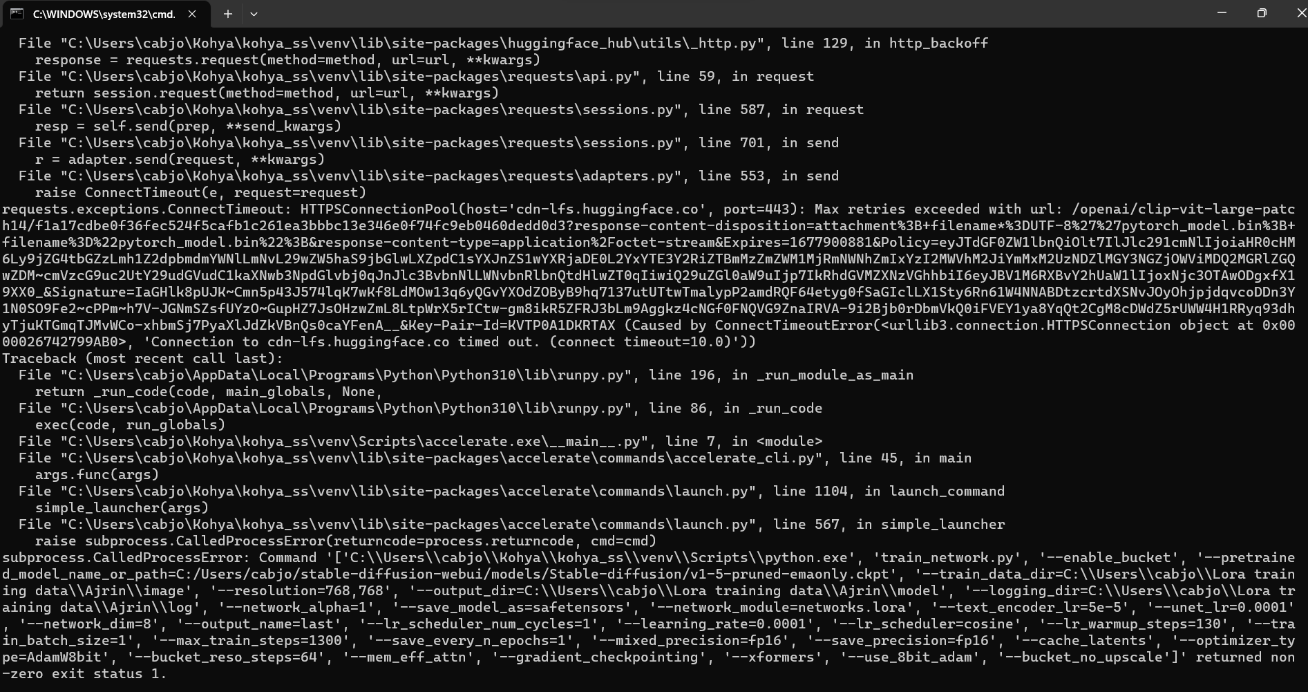 Error When Train Model · Issue 254 · Bmaltaiskohyass · Github
