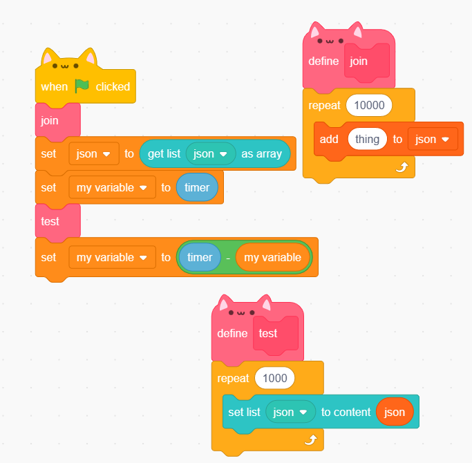 JSON extension doesn't work in packager · Issue #327 · TurboWarp/extensions · GitHub