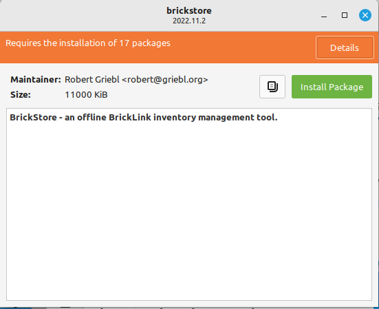 22.04 Ubuntu release deb package does not install · Issue #658 · rgriebl/brickstore · GitHub