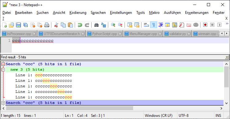 Bug in "Find All in Current File" · Issue #5249 · notepad-plus-plus ...