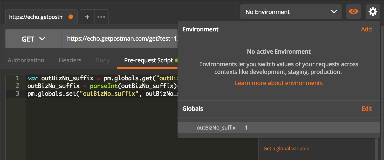 When restarted, the global environment variable will be reset · Issue #4232 · postmanlabs ...
