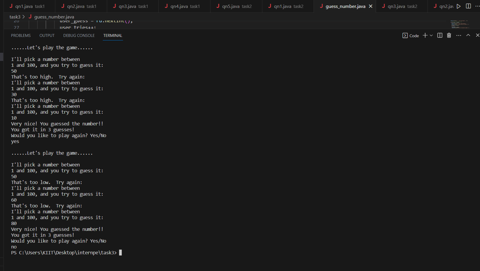 Github Abhash1916guess A Number Game In Java The Number Guessing Game Is Based On A Concept