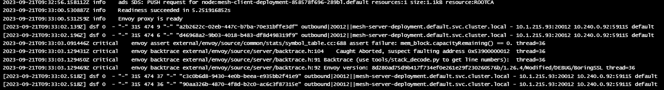 压测aeraki.meta_protocol.filters.istio_stats会导致envoy发生crash · Issue #121 · aeraki-mesh/meta ...