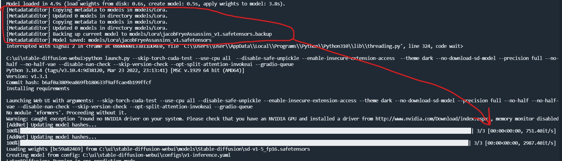 Loras hash calculation - switch to built-in hash results since 1.3.0 webui? · Issue #197 · kohya ...