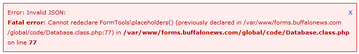 New Form Builder form:Fatal Error · Issue #139 · formtools/core · GitHub