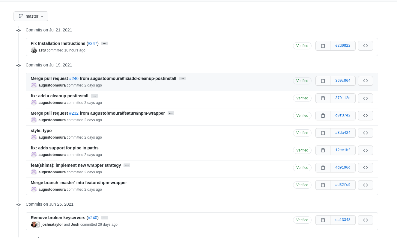 NPM reshim broken | Circle CI · Issue #248 · asdf-vm/asdf-nodejs · GitHub