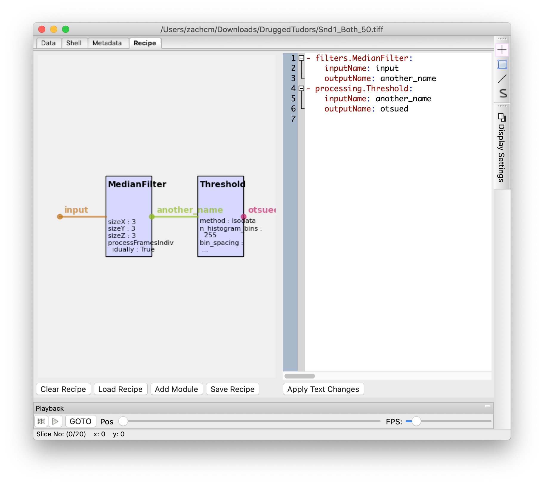 Bug Pymeimage Recipe Tab Wont Let Me Connect Recipes In Sequence · Issue 695 · Python