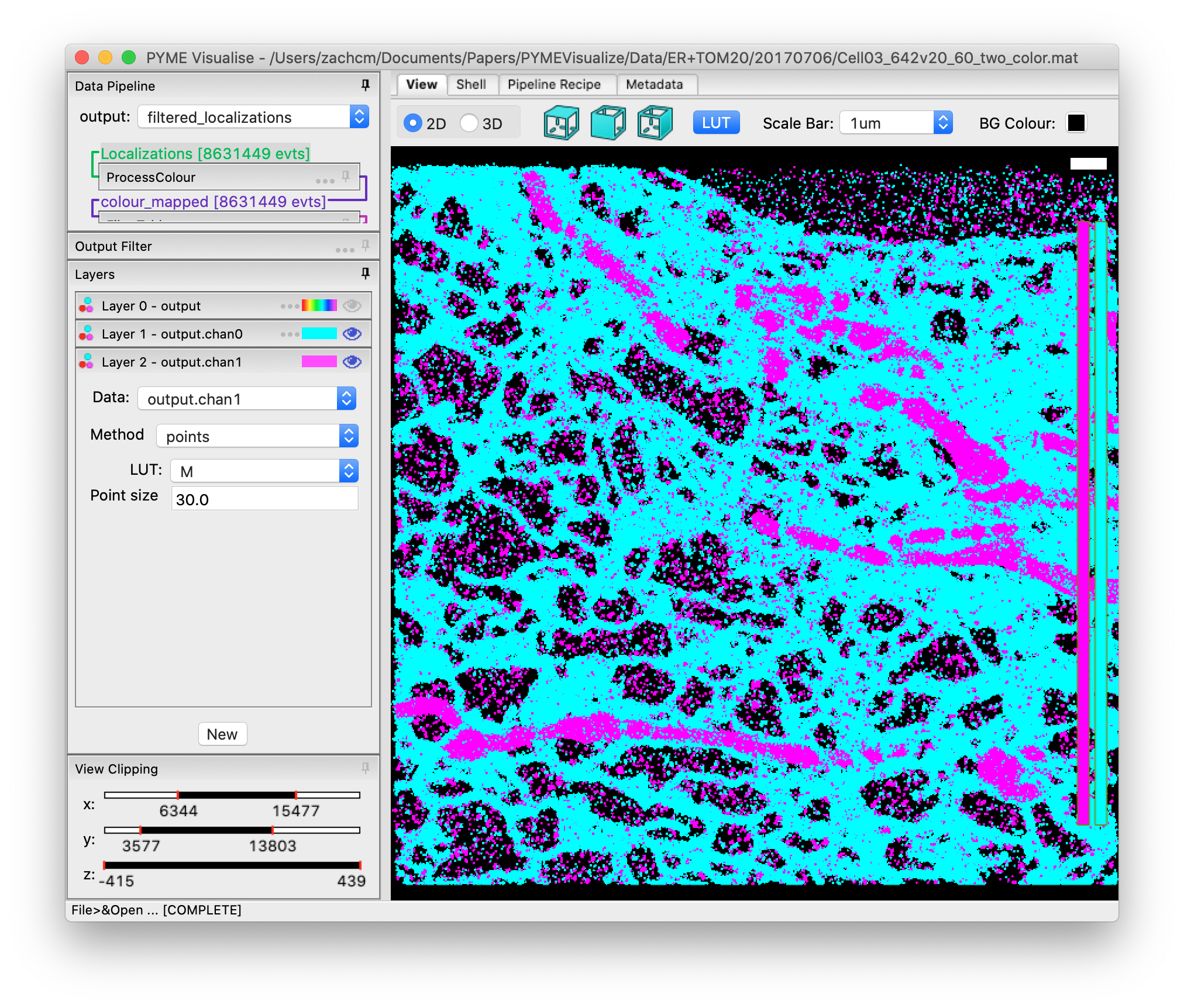 [BUG] Shortcut 'C' does not center the current ROI image after View ...