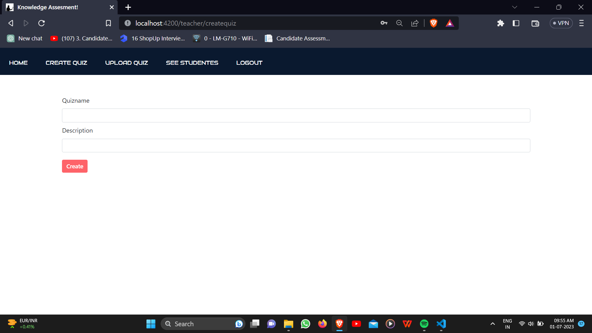 Github Ashwinsupernovaonline Secure Quiz System Developed An Online Secure Quiz System Using 