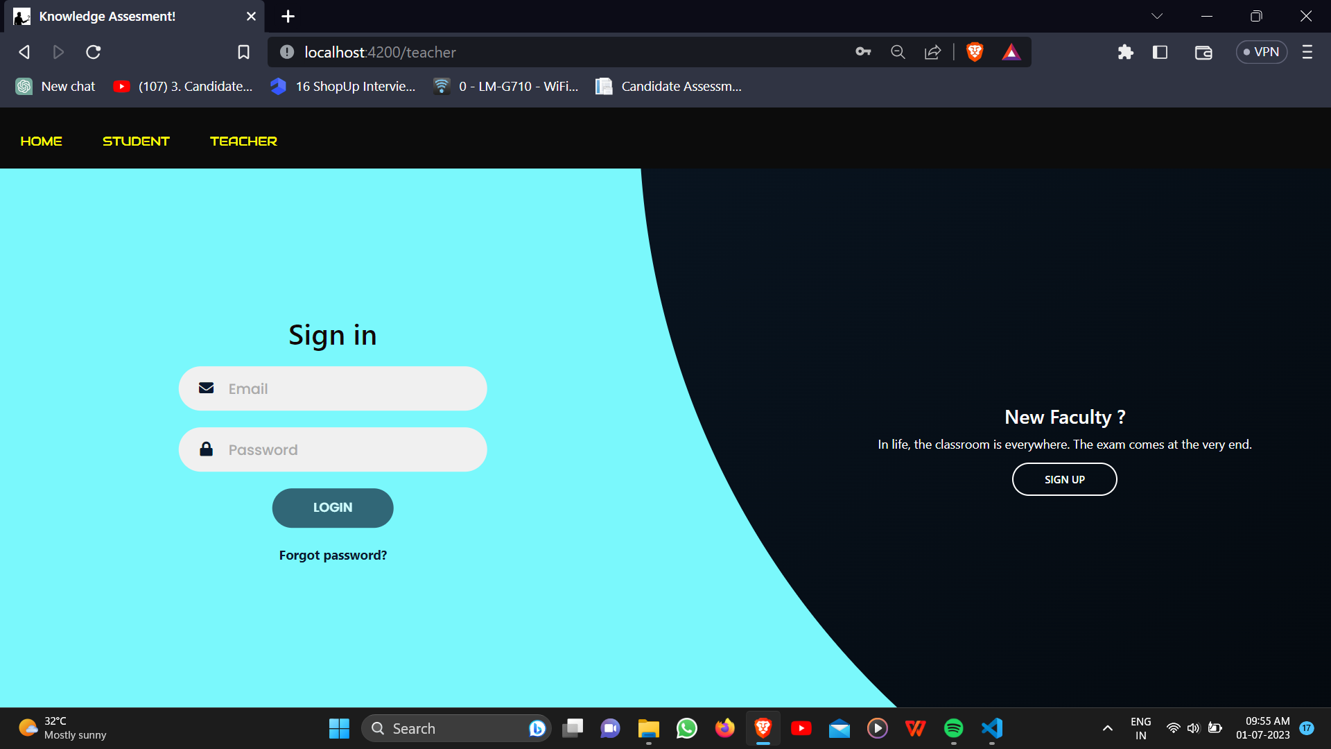 GitHub - AshwinSuperNova/Online-Secure-Quiz-System: Developed an online secure quiz system using ...