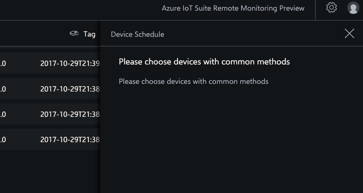No dialogs work correctly on devices when in the Maintenance page (Schedule, Tags, Properties ...